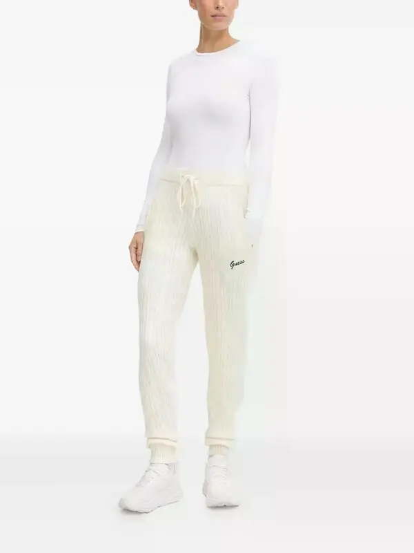 Guess Cable-knit Track Pants