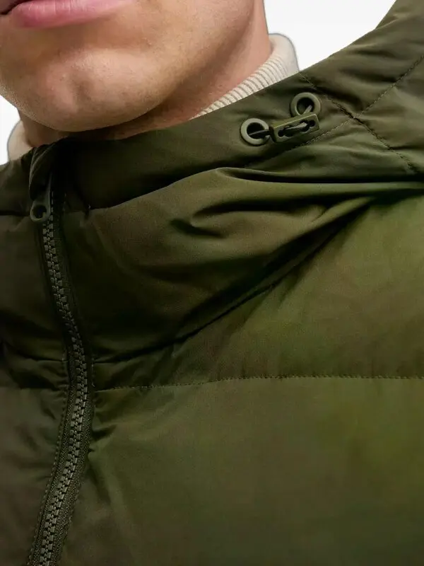 BENETTON Hooded Padded Jacket - Green