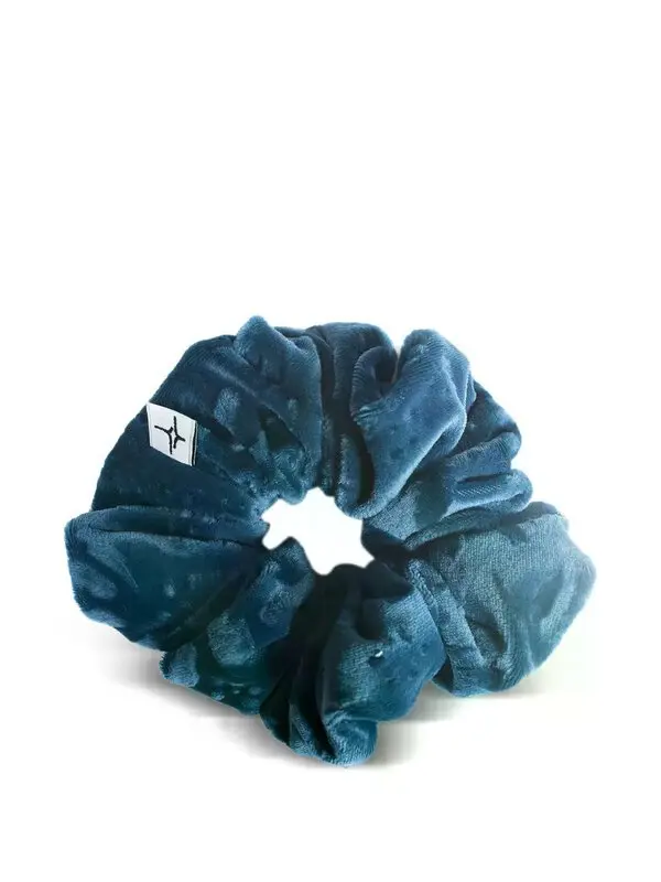 SPARK LE MONDE Velvet Scrunchie - Blue