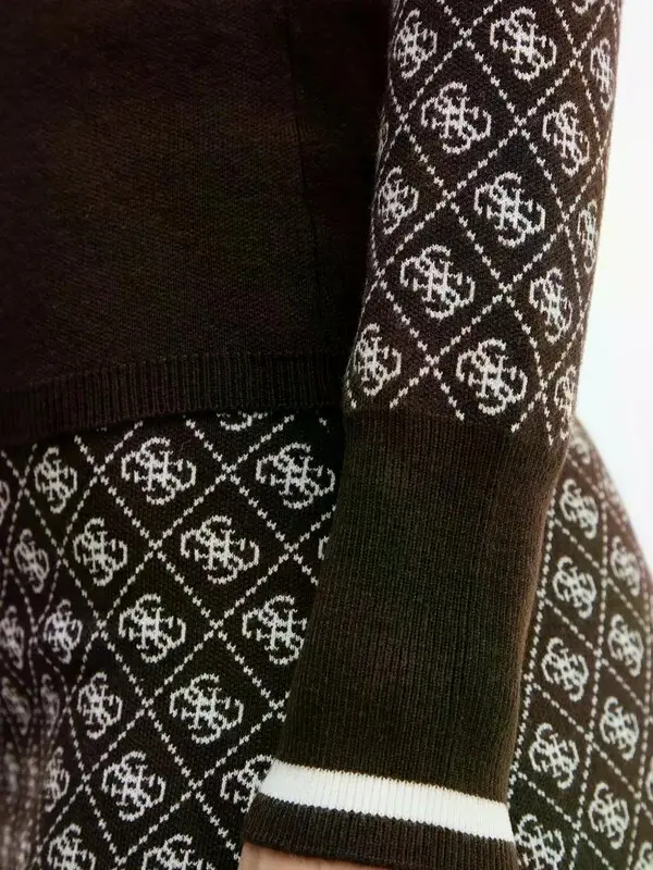 Guess Patterned Long-sleeve Sweatshirt