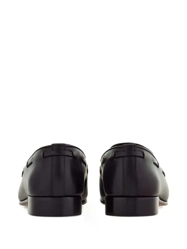 FERRAGAMO Tassel-detail Loafers - Black