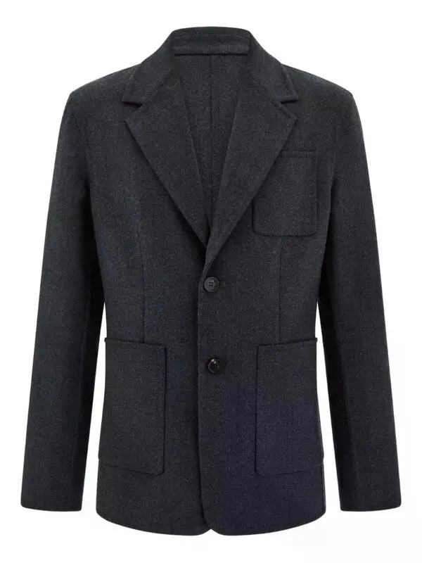FERRAGAMO Applied Pockets Single-breasted Blazer