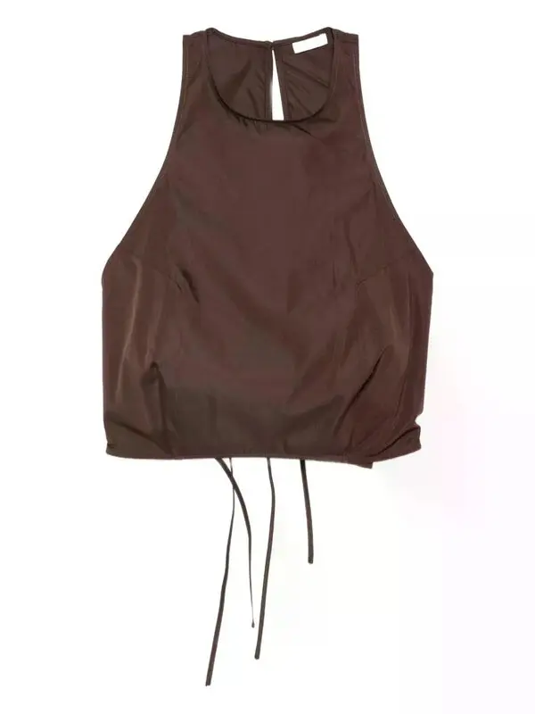 ST. AGNI Tie Detail Cocoon Top
