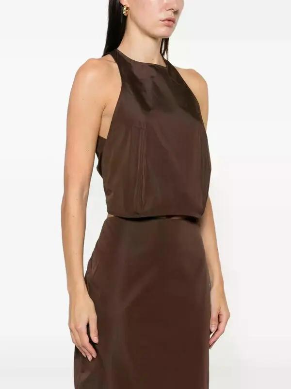 ST. AGNI Tie Detail Cocoon Top