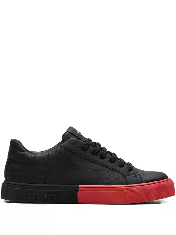 HIDE&JACK Logo-motif Leather Sneakers