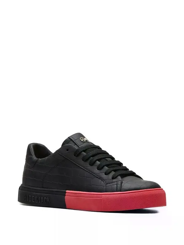 HIDE&JACK Logo-motif Leather Sneakers