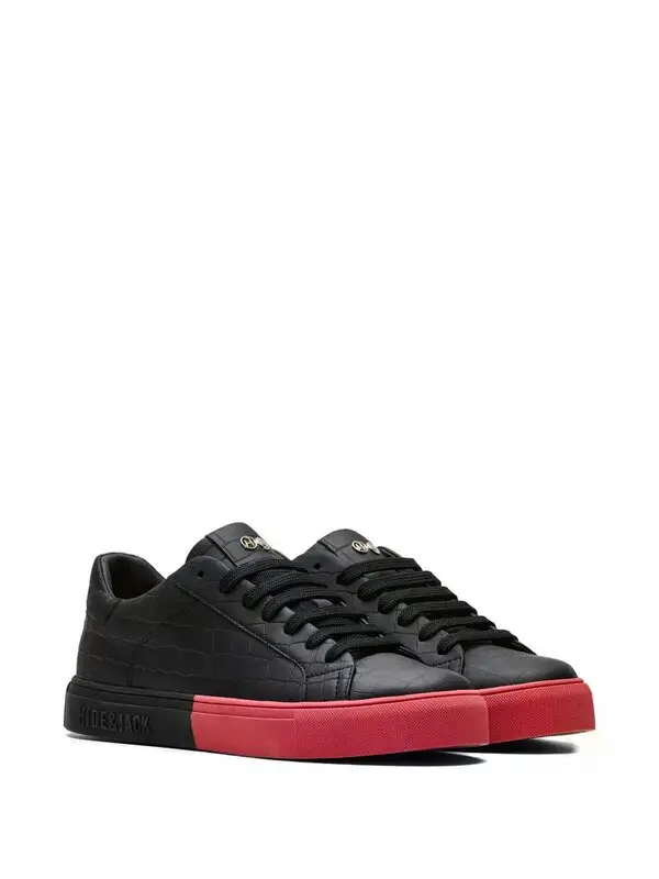 HIDE&JACK Logo-motif Leather Sneakers