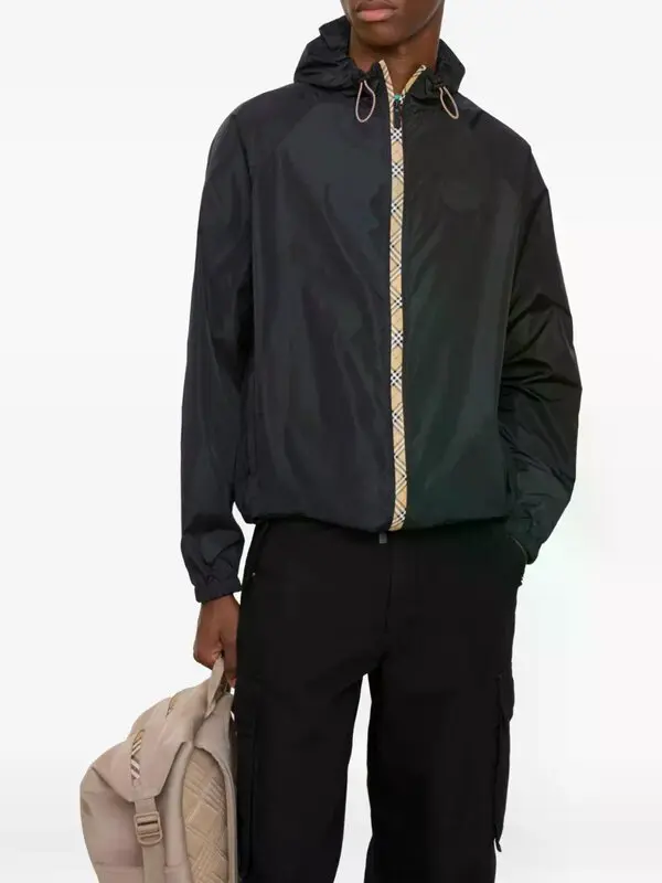 Burberry Logo-patch Hooded Jacket