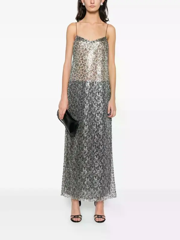 Christopher Esber Sequin-embellished Maxi Dress