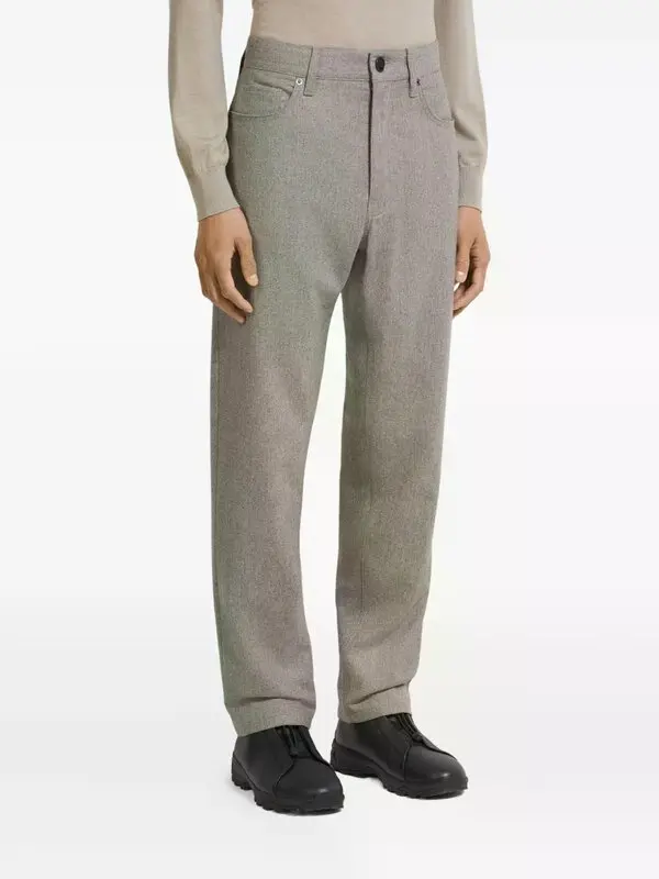 Zegna Roccia Trousers - Grey