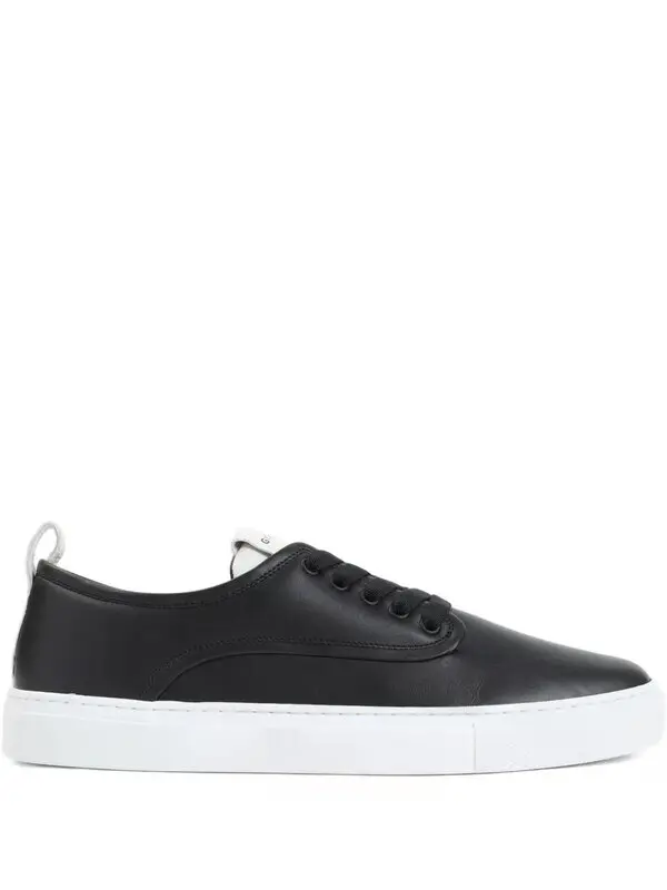Givenchy Leather Lace-up Sneakers - Black