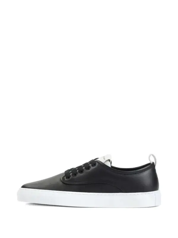 Givenchy Leather Lace-up Sneakers - Black