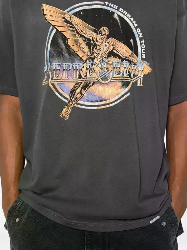REPRESENT Graphic-print T-shirt - Grey
