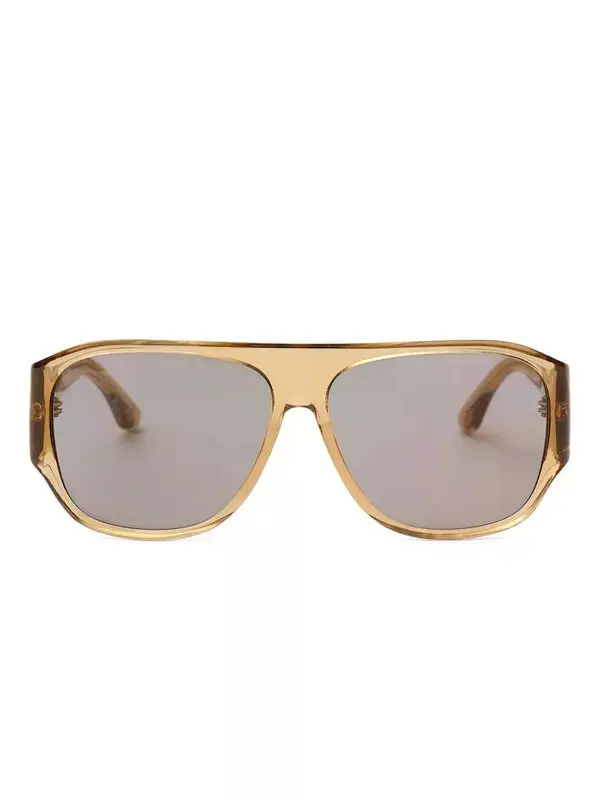 Isabel Marant Mikala Square Frame Sunglasses - Neutrals