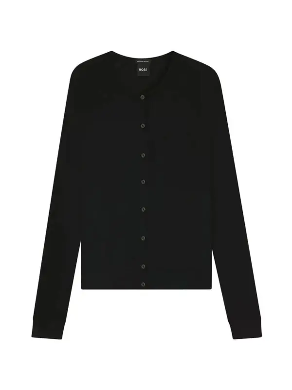 BOSS Buttoned Long-sleeves Cardigan