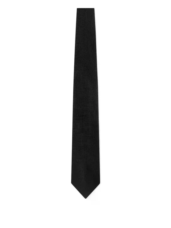 TOM FORD Textured Silk Tie - Black