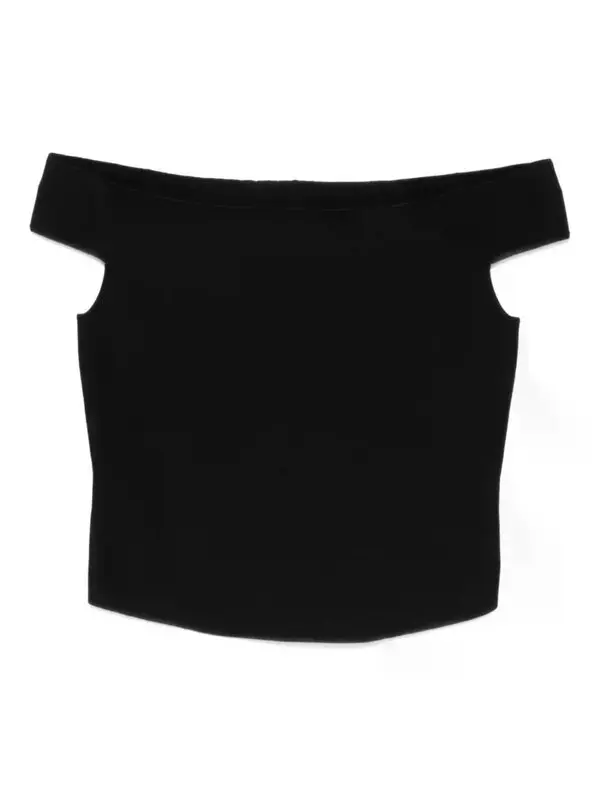 Simkhai Dalton Off Shoulder Top - Black