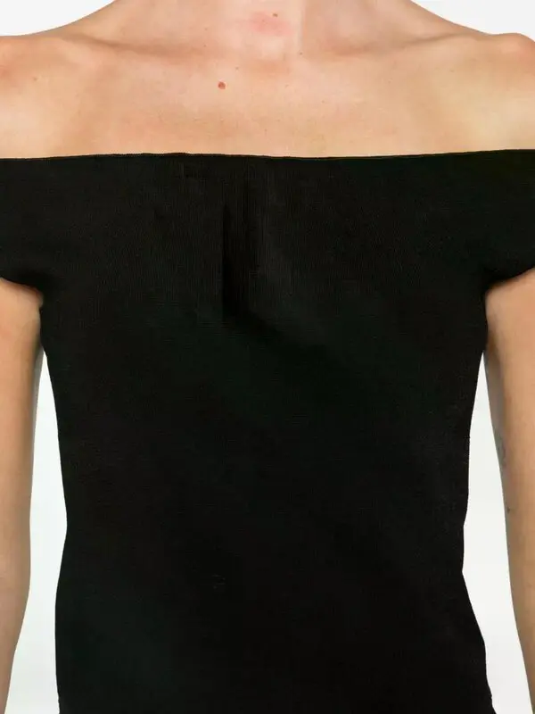 Simkhai Dalton Off Shoulder Top - Black