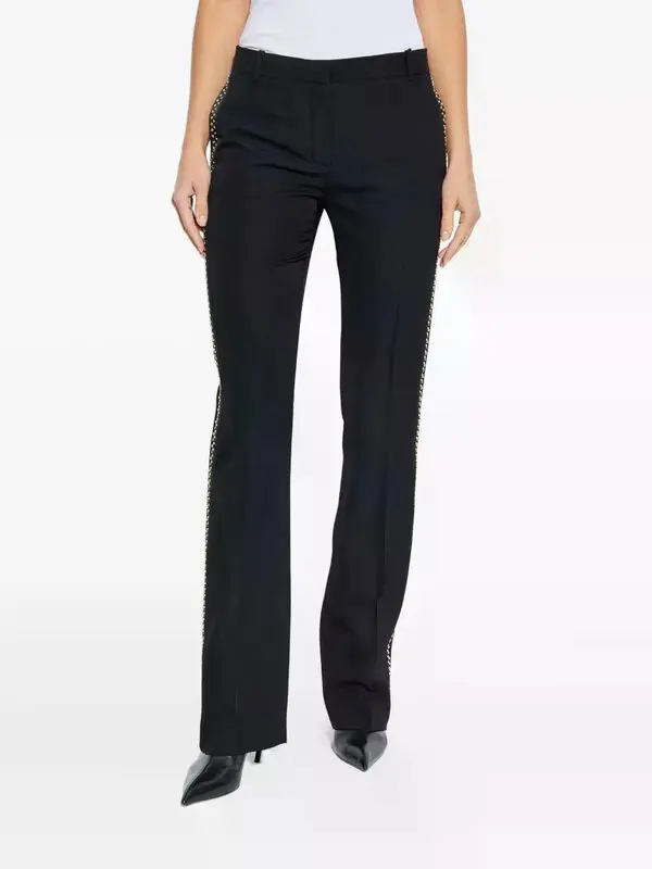 Versace Studded Wool Trousers