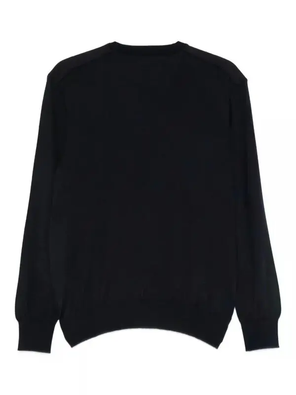 Paul & Shark Shoulder-panelled Sweater - Blue