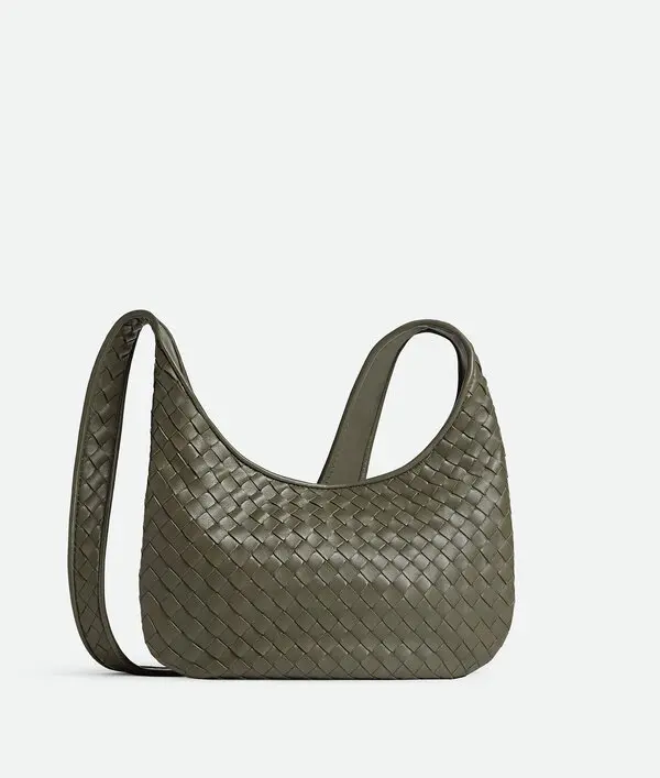 BOTTEGA  VENETA Small Veneto Intrecciato Nappa Cross-body Bag - Crocodile