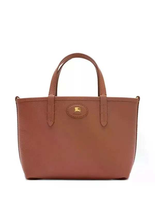 Burberry Mini Bloomsbury Leather Tote Bag - Brown
