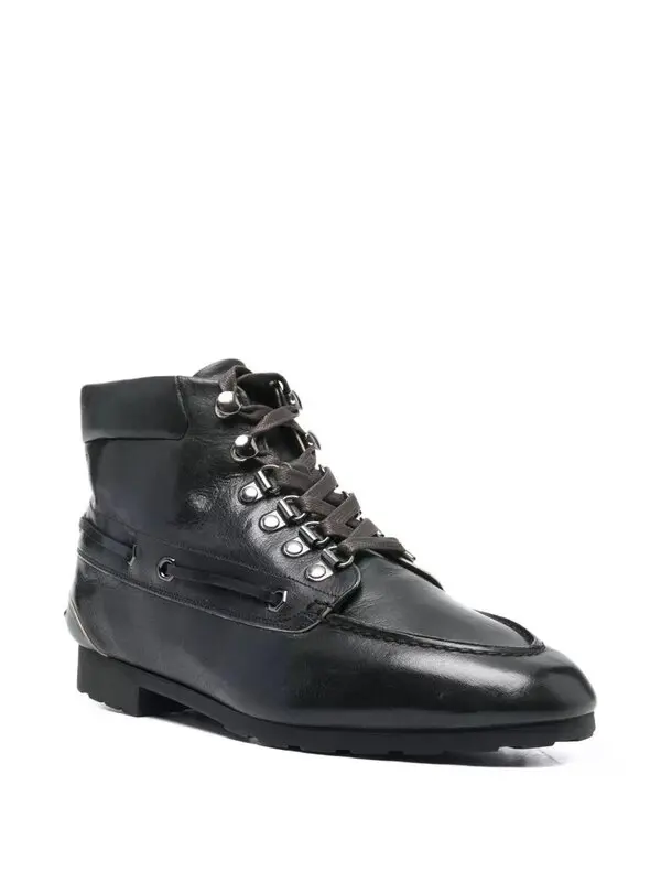 Bally Lace-up Boots - Black