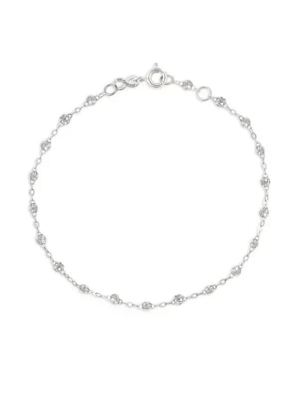 Gigi Clozeau 18k White Gold Beaded Bracelet - Silver