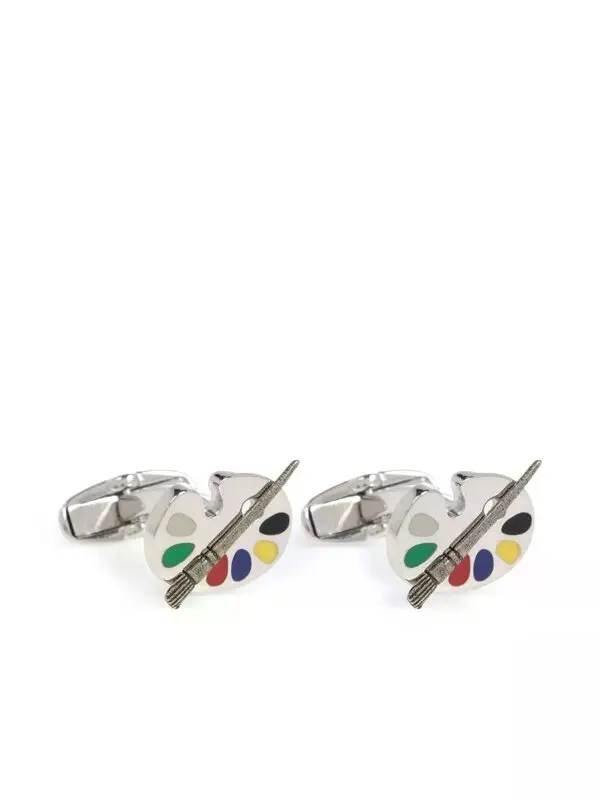 Paul Smith Paint Palette Cufflinks - Silver