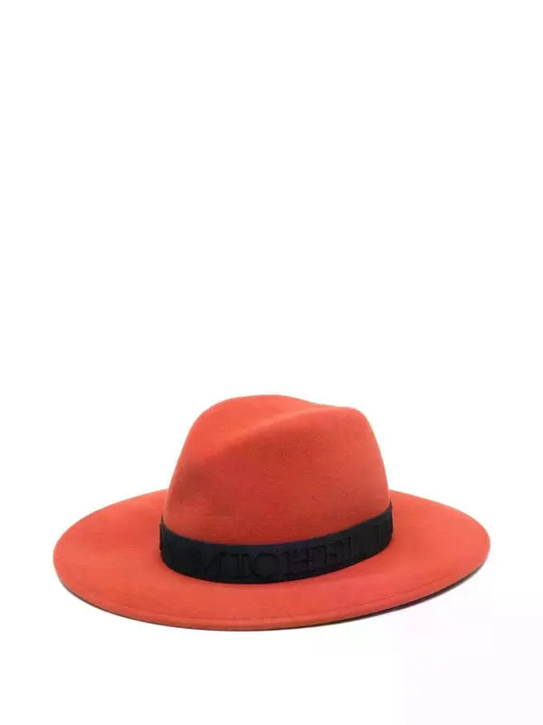 MAISON MICHEL Zango Ribbon Hat - Orange