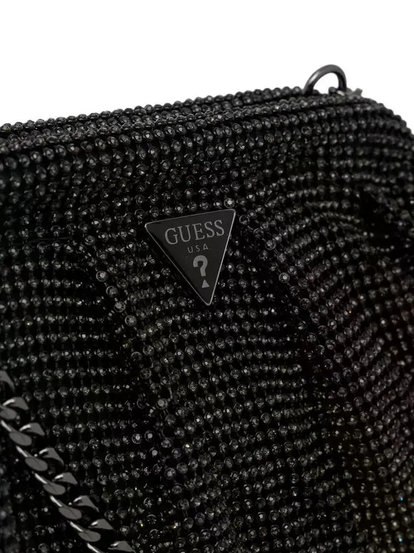 Guess Embellished Clutch With Chain Strap