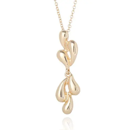 Bcbgmaxazria Sculptural Heart Pendant Necklace - Gold