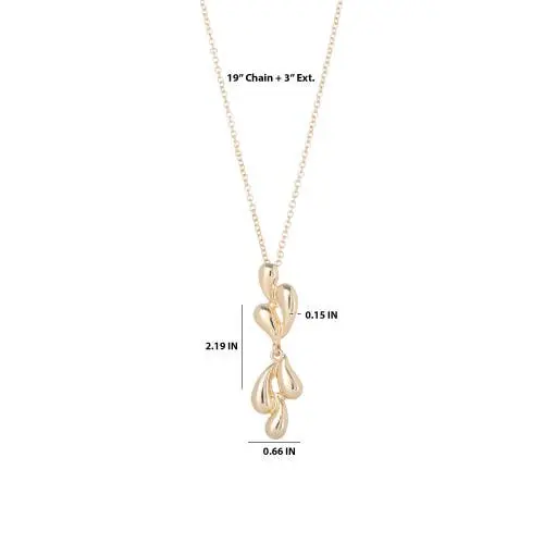 Bcbgmaxazria Sculptural Heart Pendant Necklace