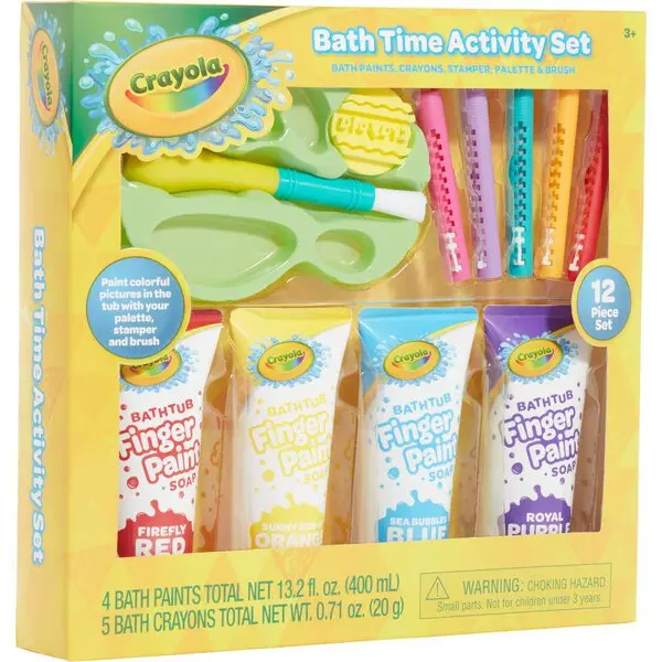 TASTE BEAUTY Crayola Bath Time Activity Kit - Multi