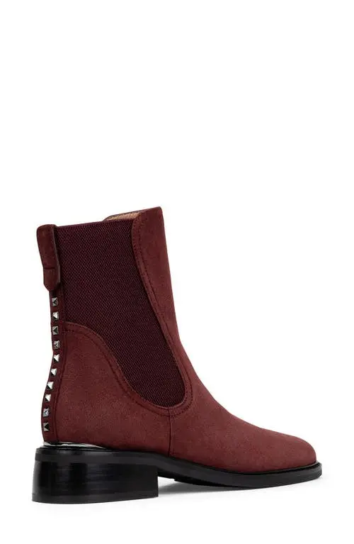 DONALD PLINER Suede Chelsea Boot With Studded Detail