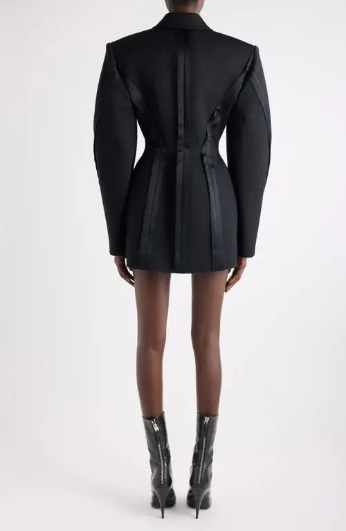Givenchy Reversed Seam Cocoon Jacket Dress