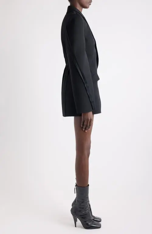 Givenchy Reversed Seam Cocoon Jacket Dress