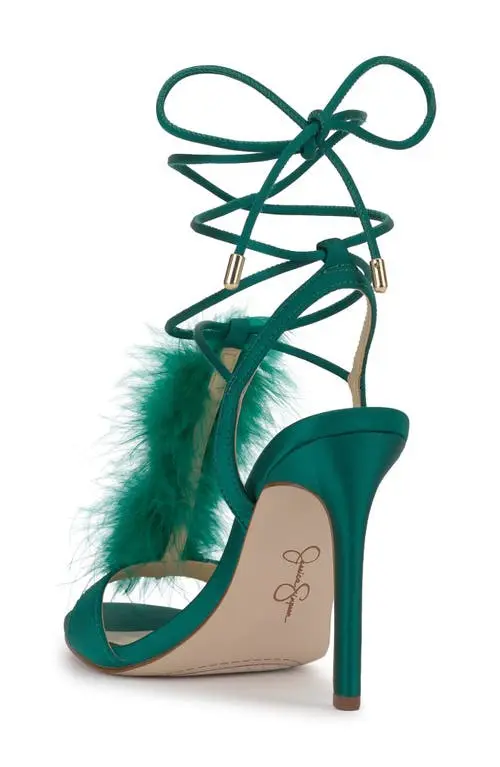 Jessica Simpson Jenzin Ankle Wrap Sandal - Gem Green