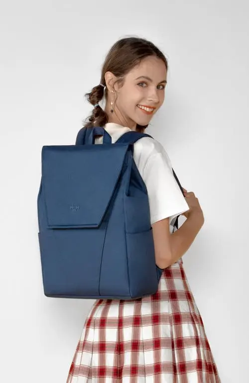 MAH Backpack With Laptop Sleeve - Dark Blue