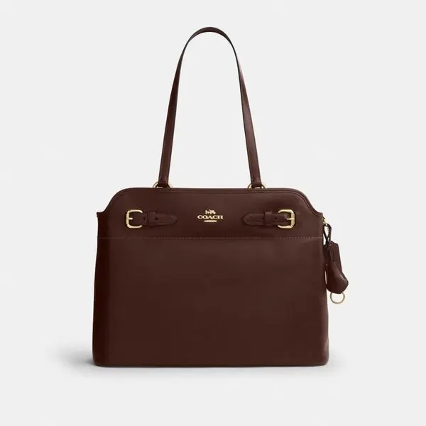 COACH® Easton Tote Bag - Smooth Leather/gold/maple