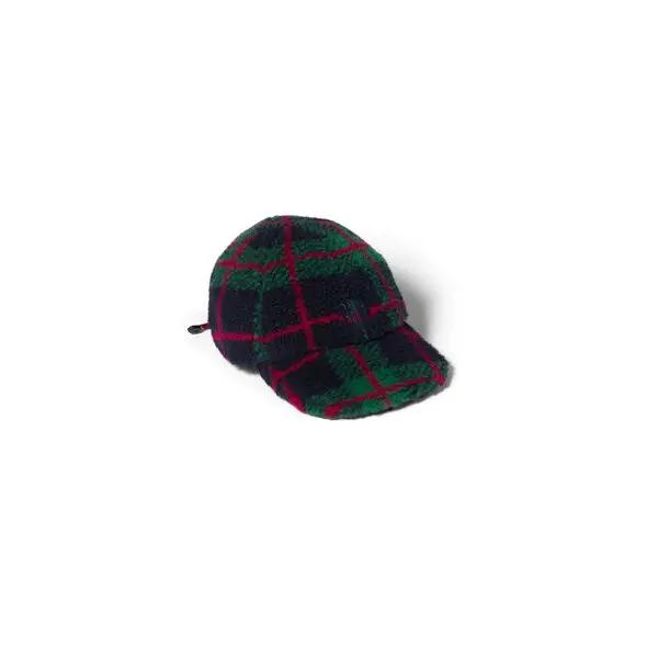 Miu Miu Fleece Baseball Cap - Blue/green