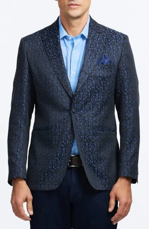 Robert Graham Huston Jacquard Sport Coat - Navy