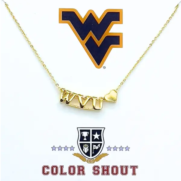 COLOR SHOUT Heart Pendant Necklace - Yellow Gold