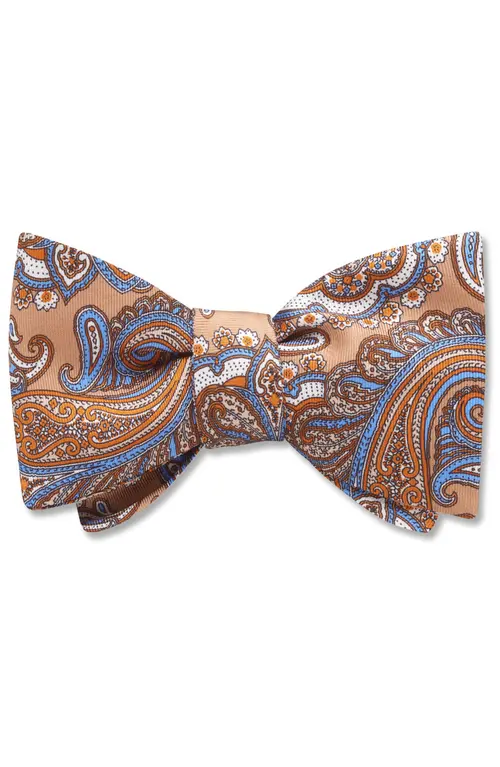 BEAU TIES OF VERMONT Paisley Pattern Bow Tie - Pre-tied
