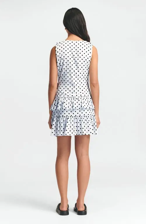 ST MRLO Jada Mini Dress - Blue Base Spot