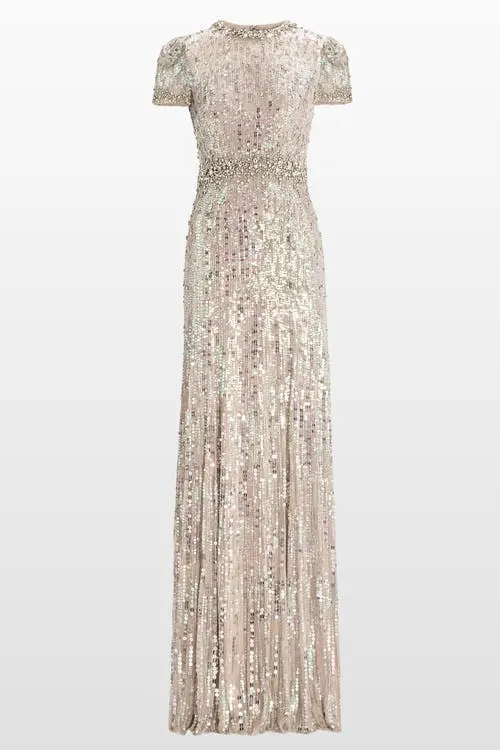 Jenny Packham Celeste Maxi Dress - Mist