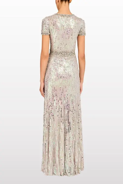 Jenny Packham Celeste Maxi Gown - Mist