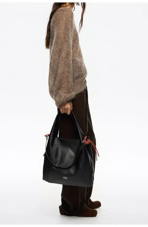 Bimba Y Lola Large Leather Handbag