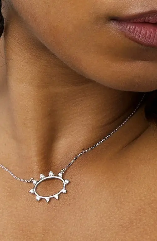 SEED2STONE Spiky Oval Lab-grown Diamond Pendant