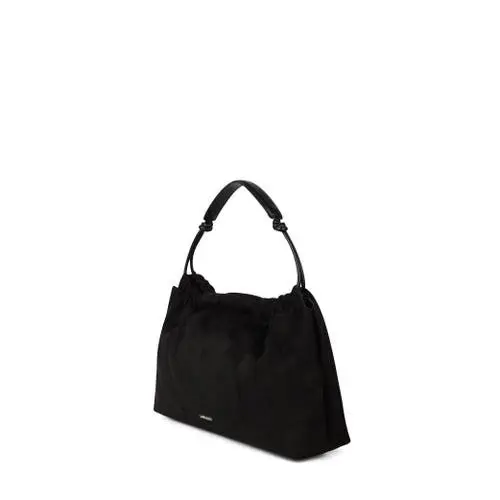 LAMBERT Laravegan Suede Shoulder Bag - Black